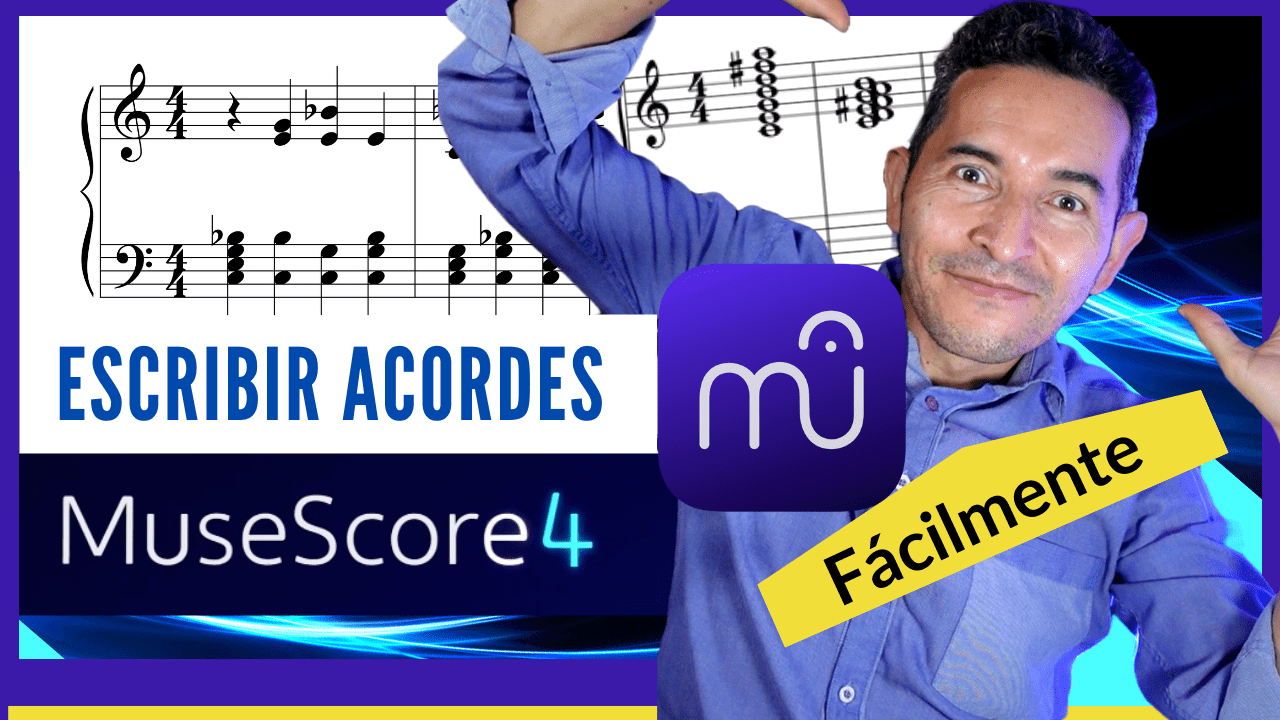 Escribir acordes en MuseScore 4 (voicing, armonía) (Parte 4)