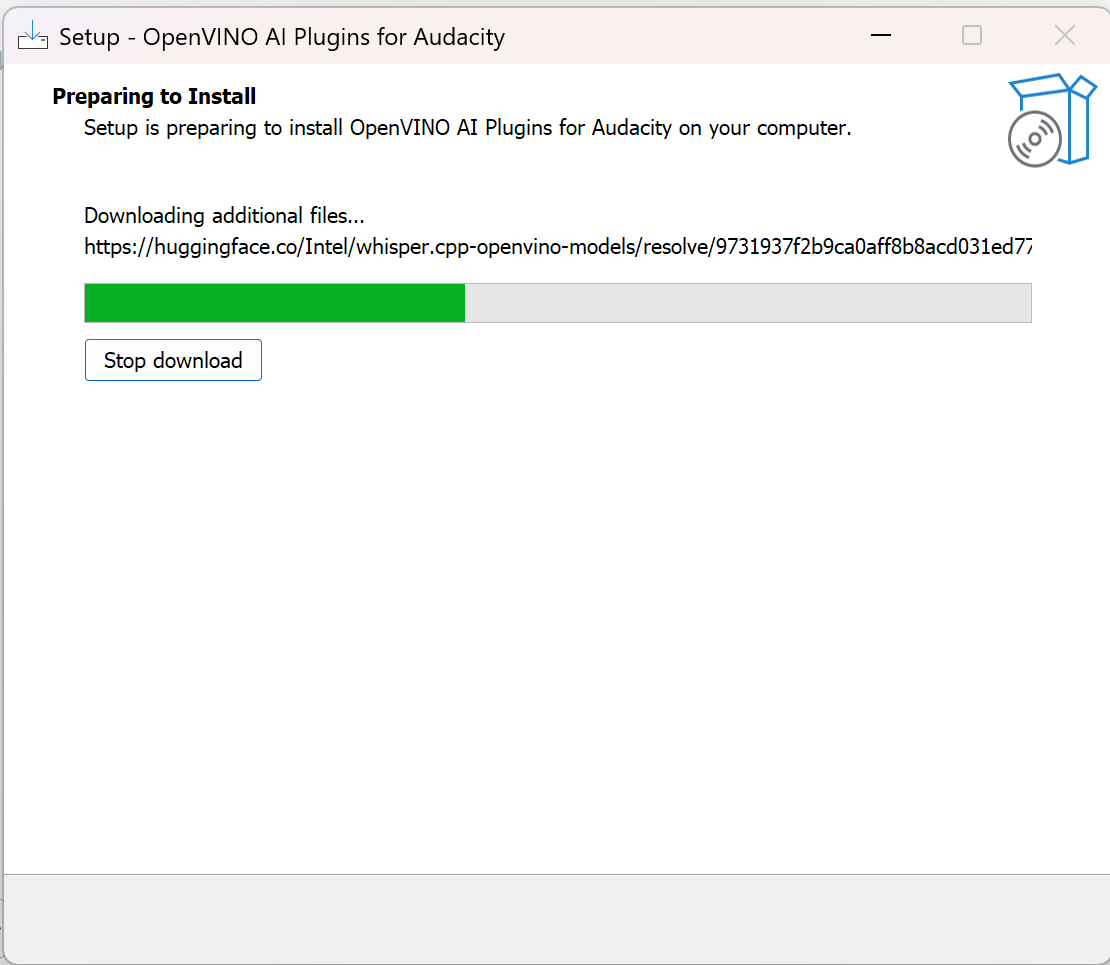 Actualiza Audacity 3.5.1 pero con plugin OpenVINO 2025